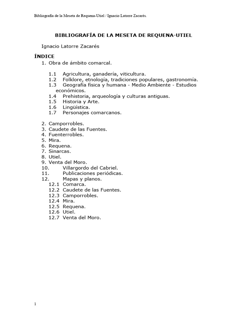 Bibliografía de Requena-Utiel en Viticultura | PDF | Vino | Uva
