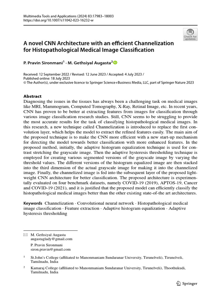 27 - A Novel CNN Architecture With An Efficient Channelization For ...