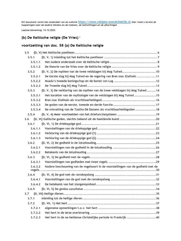(B) de Keltische Religie (De Vries) | PDF