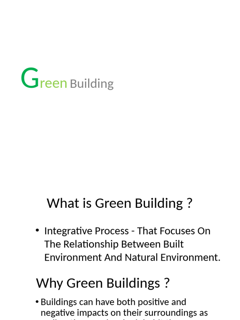 Understanding Green Building Practices | PDF | Green Building ...
