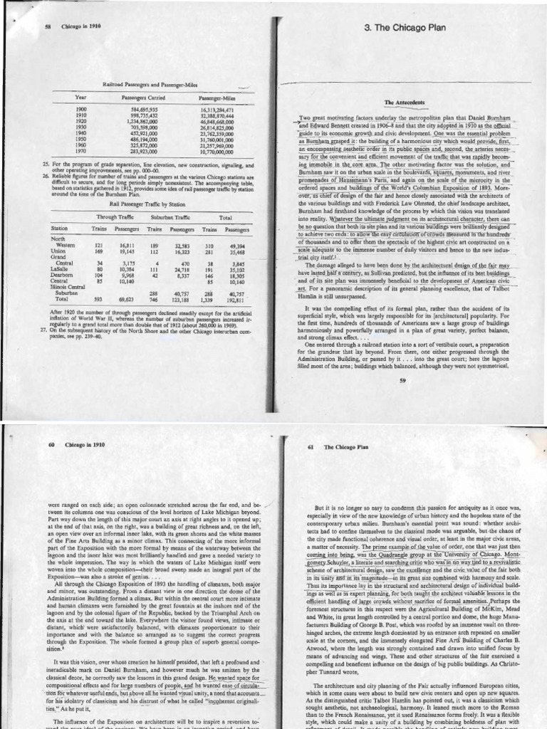 CONDIT CARL Chicago 1910 1929 Cap3 The Chicago Plan | PDF