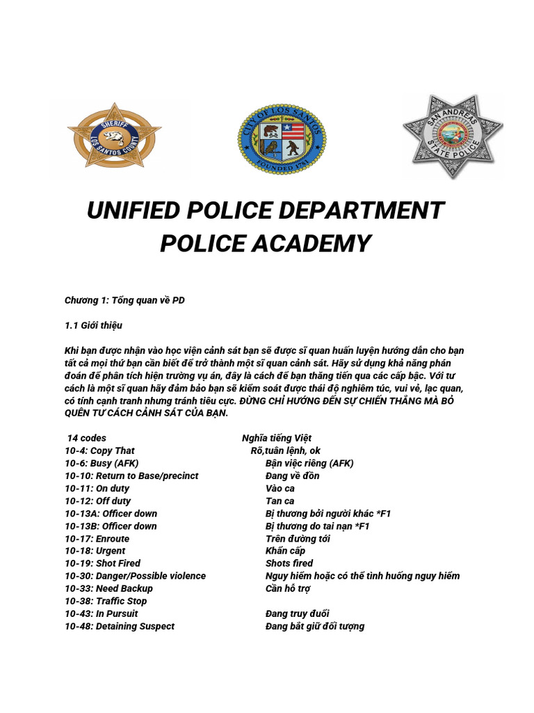 Police Academy | PDF