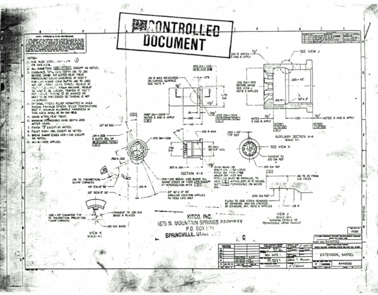 M16 Barrel Extension Print - Us Army | PDF