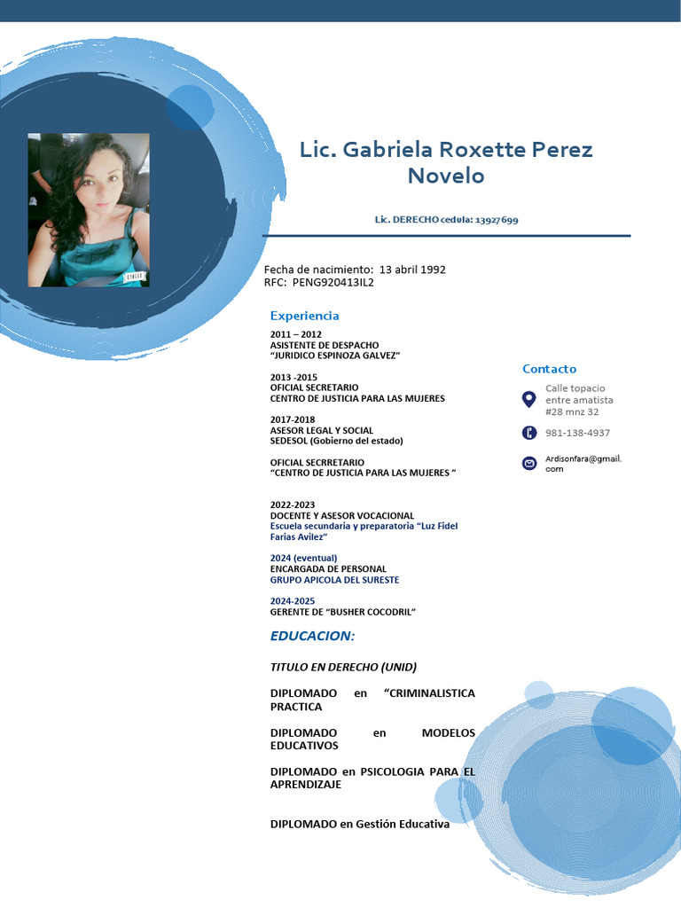 CV Modificado | PDF | Cognición | Aprendizaje