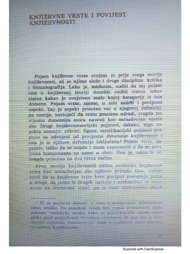 Pavicic KnjiÅ Evni Rodovi I Teorija Knjizevnisti | PDF