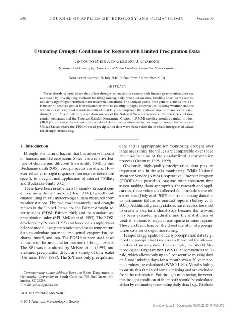 (15588432 - Journal of Applied Meteorology and Climatology) Estimating ...