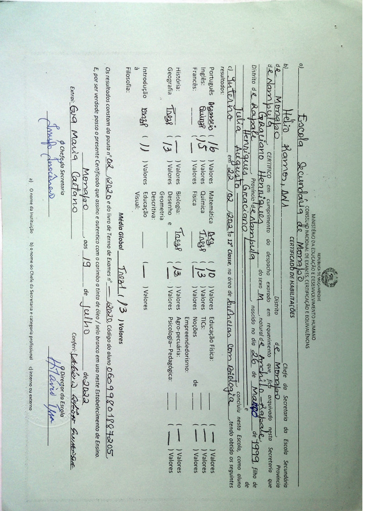 Certificado 12 | PDF