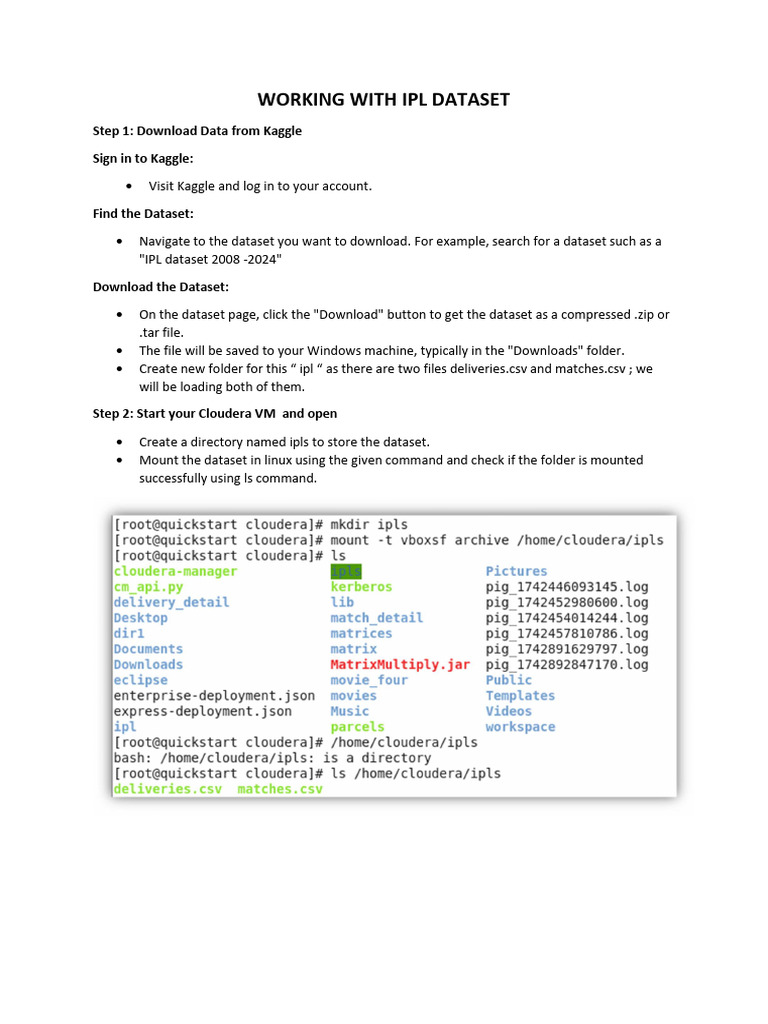Ipl Dataset Write Up | PDF