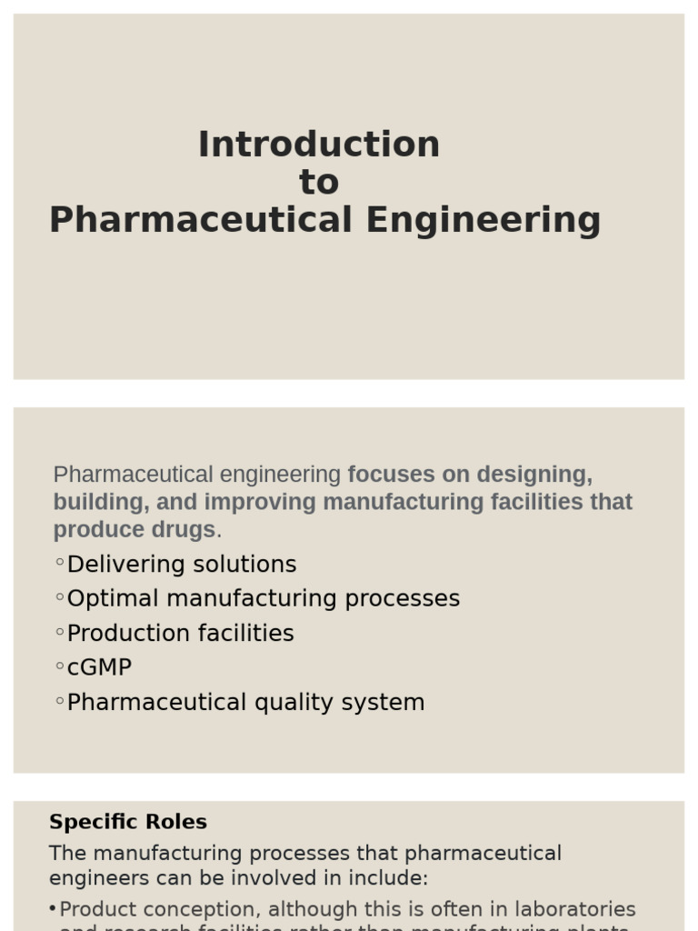 Pharmaceutical Engineering Overview | PDF | Tablet (Pharmacy)