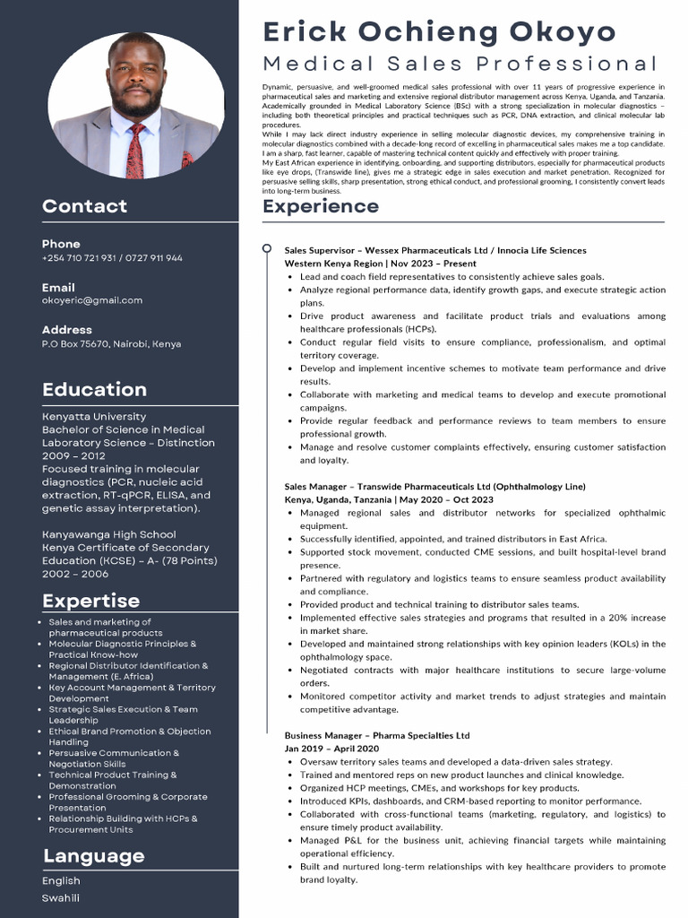 Erick Ochieng Okoyo Word Document | PDF