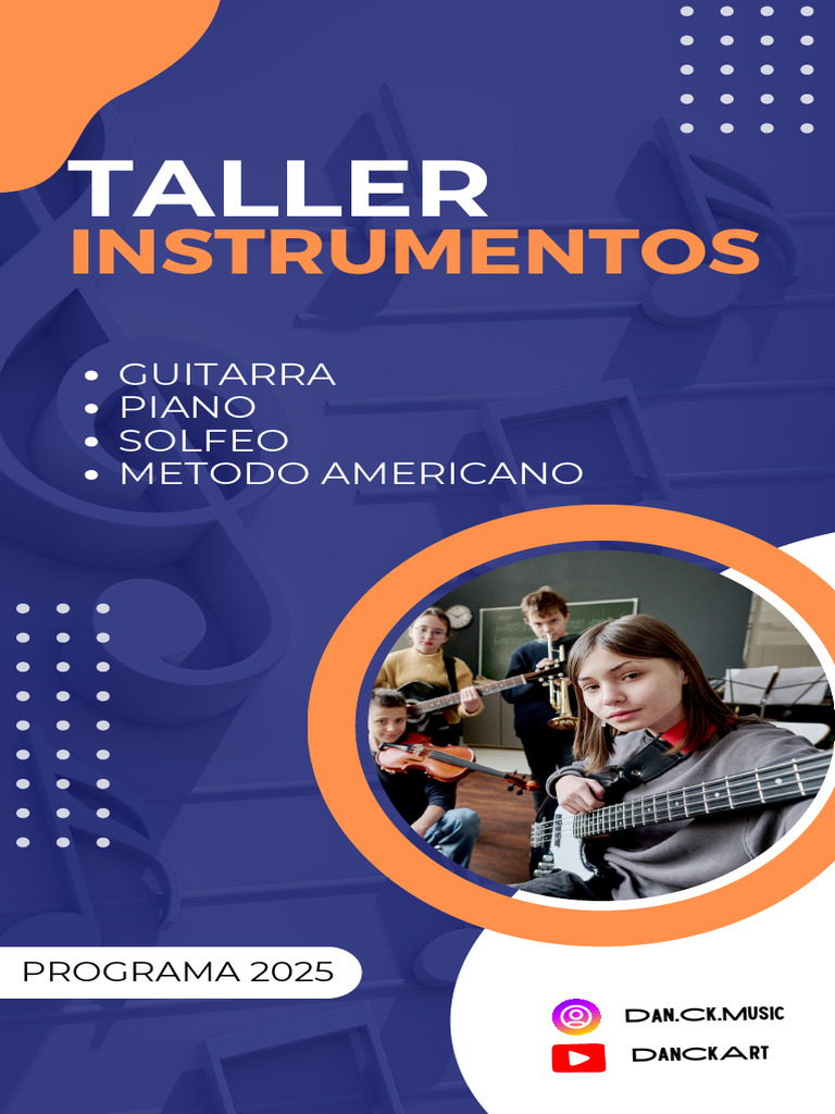 Programa de Mano Musical 2025 | PDF | Teoría musical | Piano