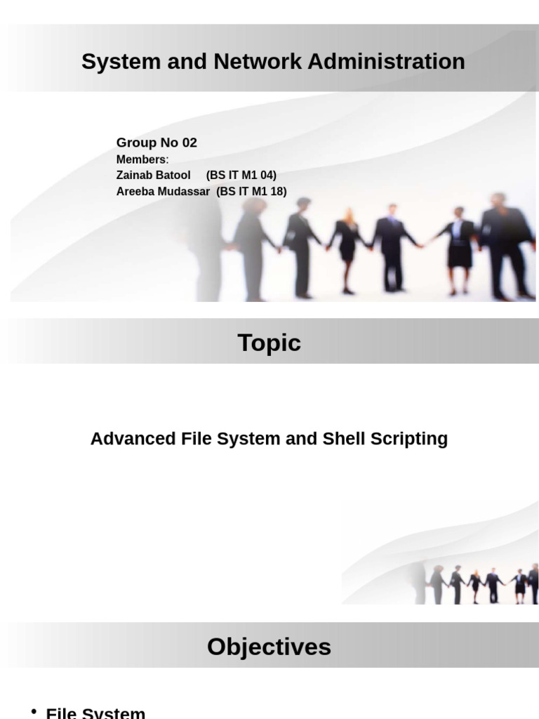 System and Network Administration | PDF | File System | Computer File