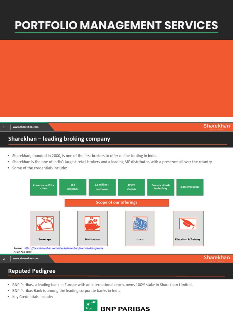 Sharekhan PMS: Prime Picks Overview | PDF | Financial Risk | Investing