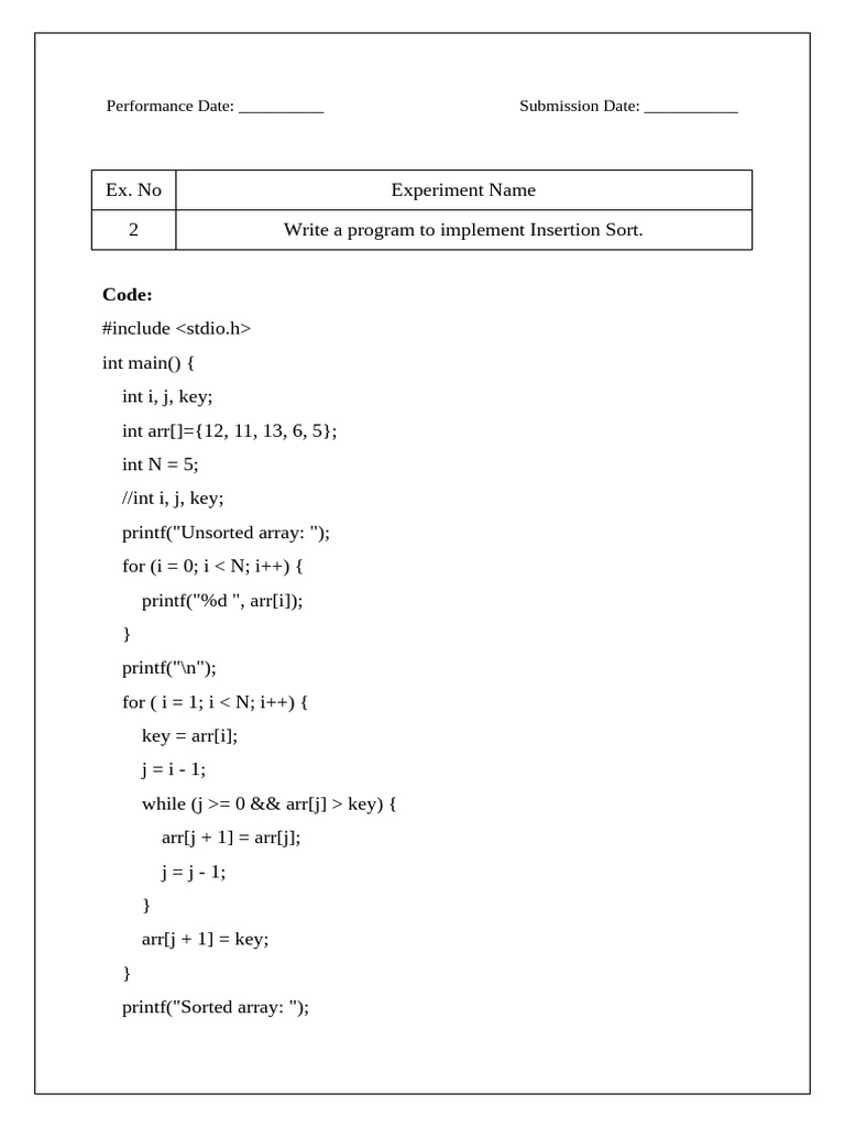 AOA_Experiment_2 | PDF