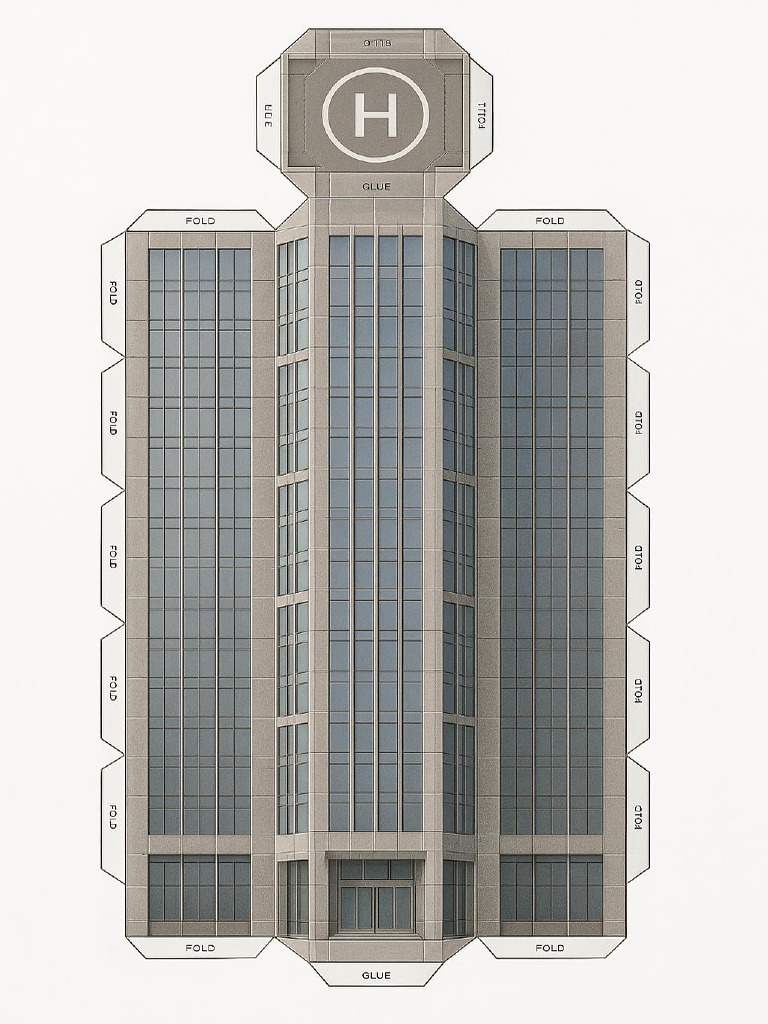 Modern Skyscraper Cutout | PDF