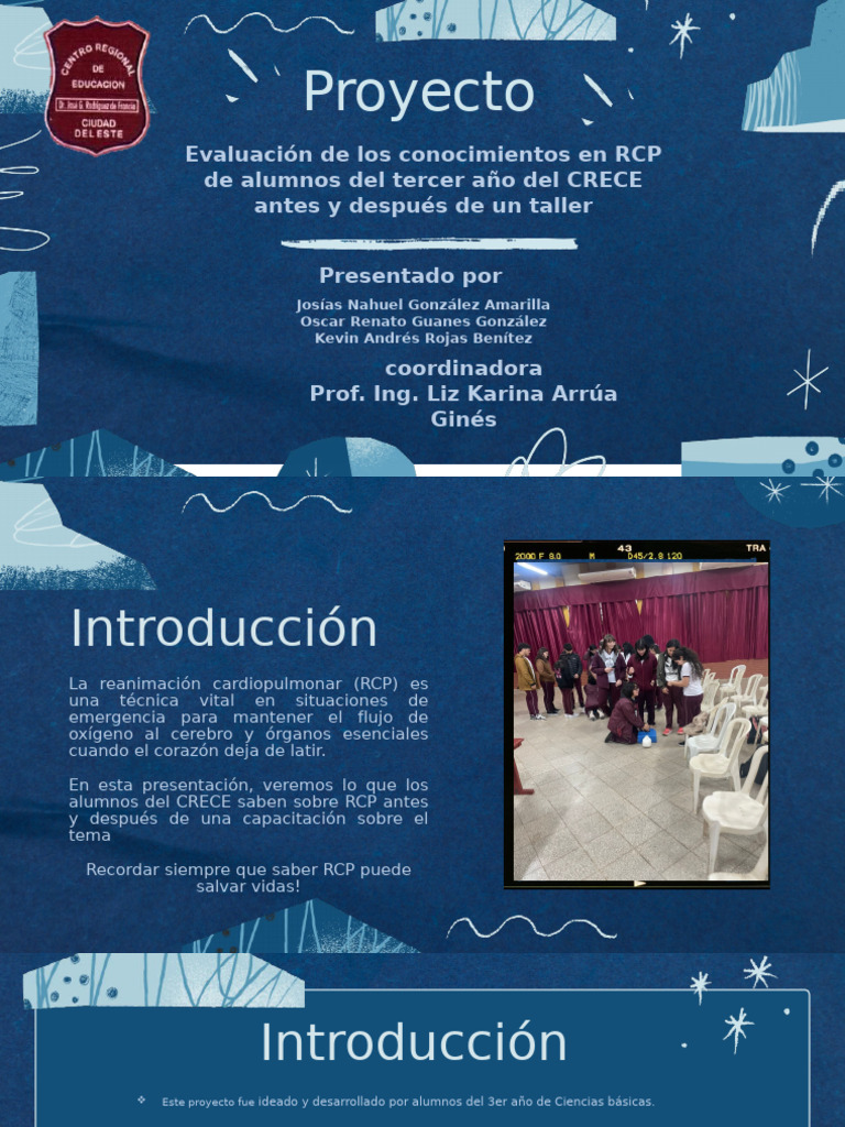 Proyecto RCP-2024 | PDF | Reanimación cardiopulmonar | Seguridad Pública