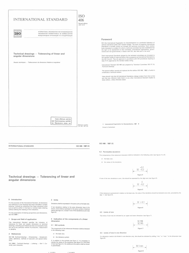 ISO 406 Standard Overview | PDF