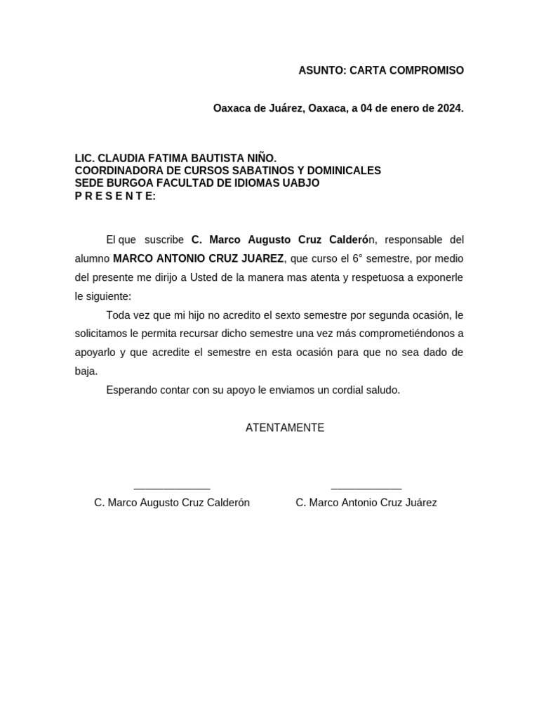 Oficio Markito | PDF