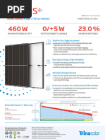 Trina 620w Datasheet | PDF | Solar Panel | Photovoltaics