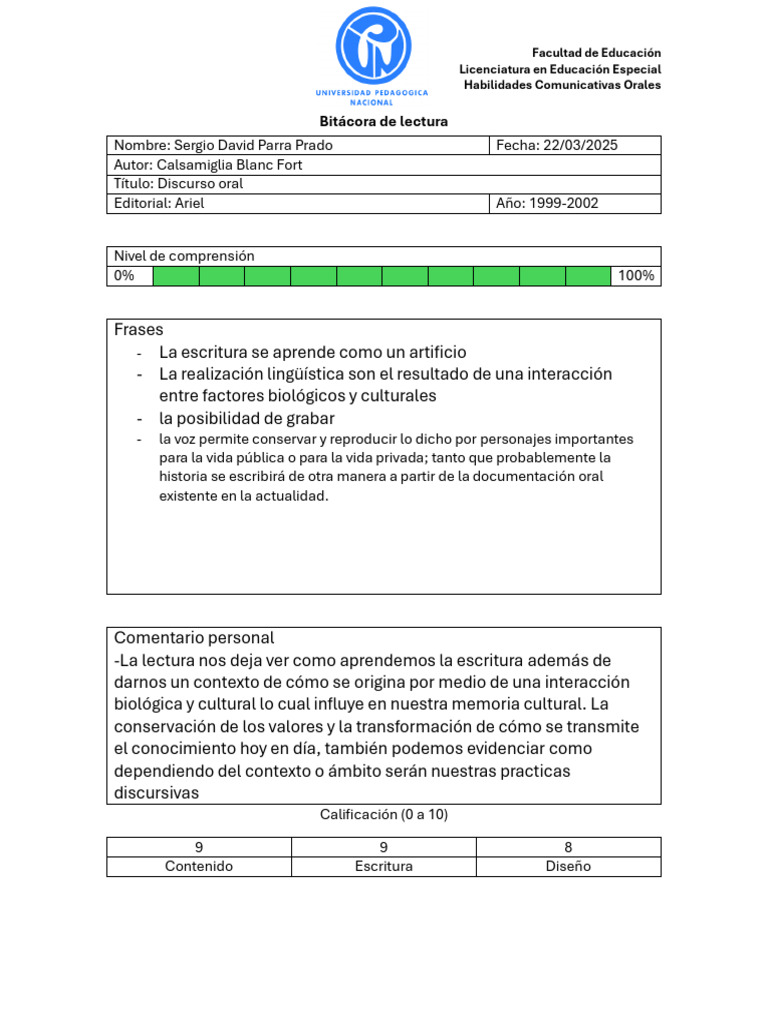 Formato Bitácora 2 | PDF