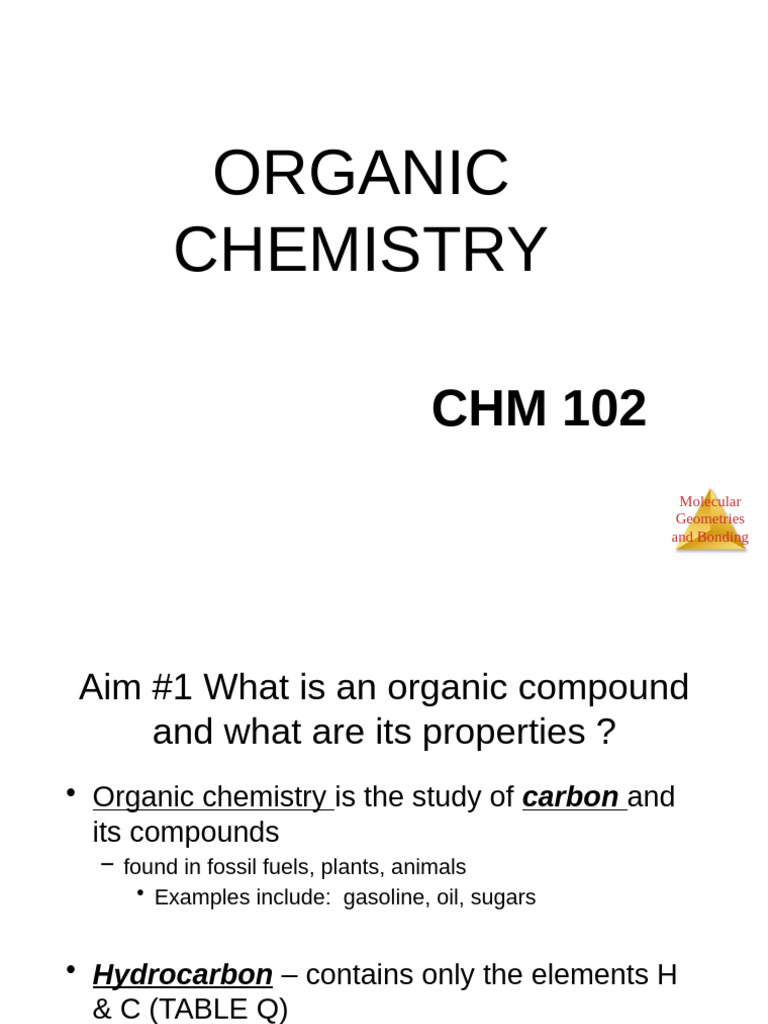 Unit 14 - Organic Chemistry | PDF | Molecular Orbital | Alkene