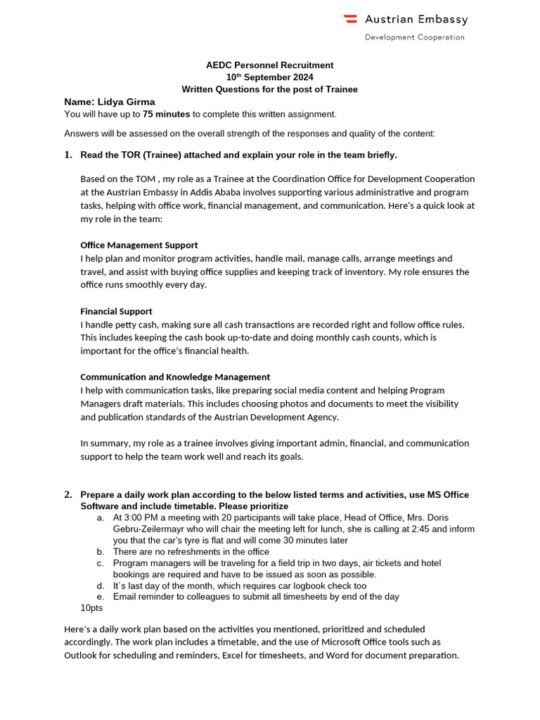 Trainee Application Lidya | PDF | Social Media | Popular Culture & Media Studies