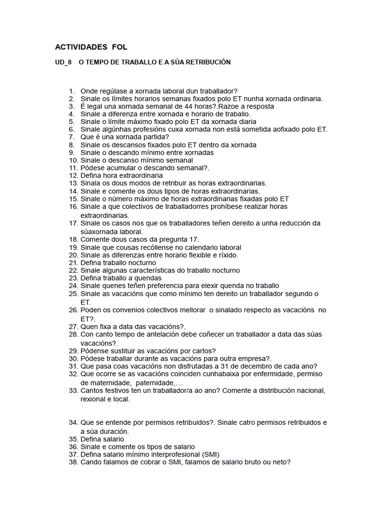 Activ. Fol La Jornada | PDF