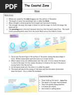 Geography IGCSE 0460 Coast Notes | PDF | Coast | Shoal