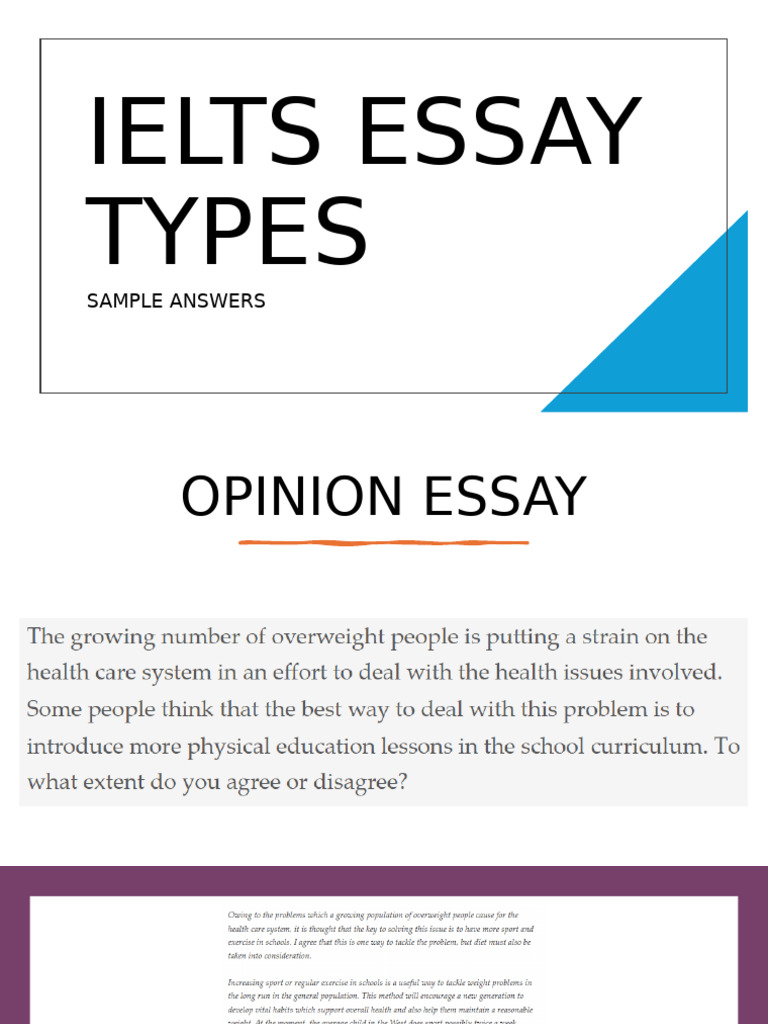 Ielts Essay Types | PDF