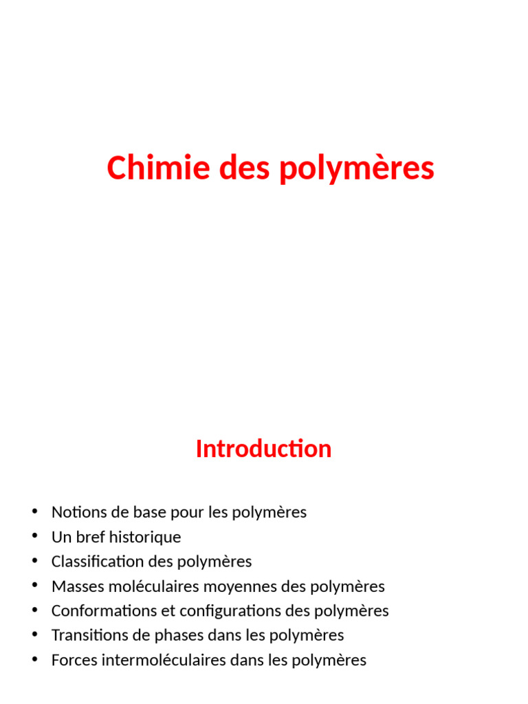 Classification des polymères en médecine | PDF | Polymère | Élastomère