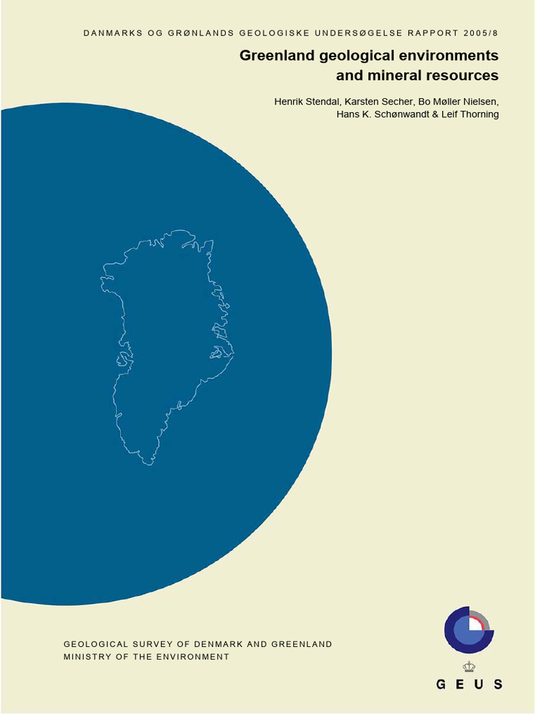 GEUS R 2005 8 Opt | PDF | Rock (Geology) | Igneous Rock