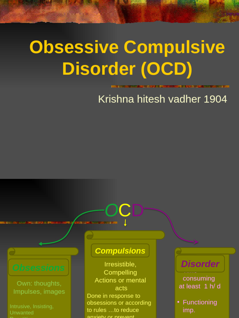 Understanding Obsessive Compulsive Disorder | PDF