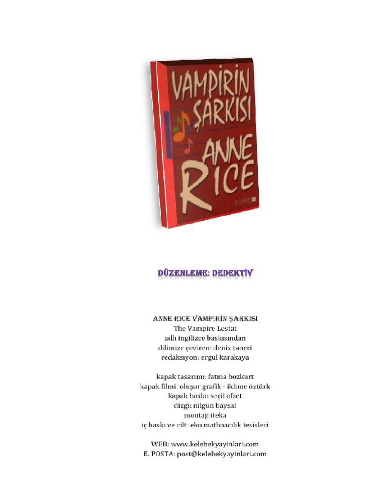 Mir - Az Anne Rice 3 Vampirin Sarkisi | PDF