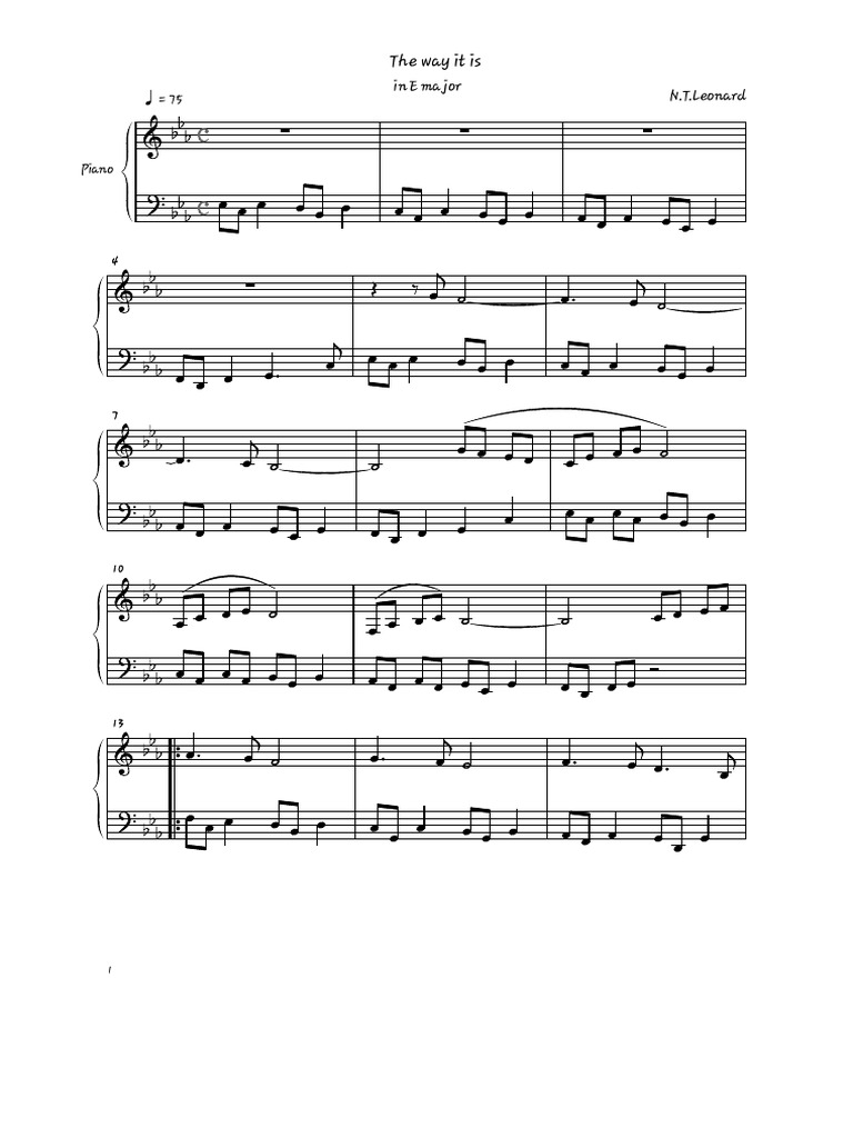 The way it is | PDF