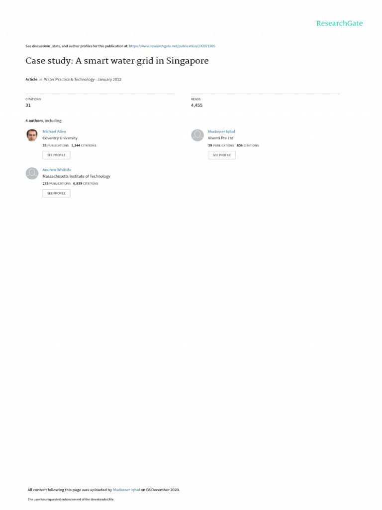 SIWW2012WaterWiSeCaseStudy v1.1 | PDF