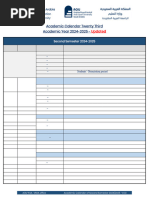 STADIO 2025 Academic Calendar_new students_CL | PDF