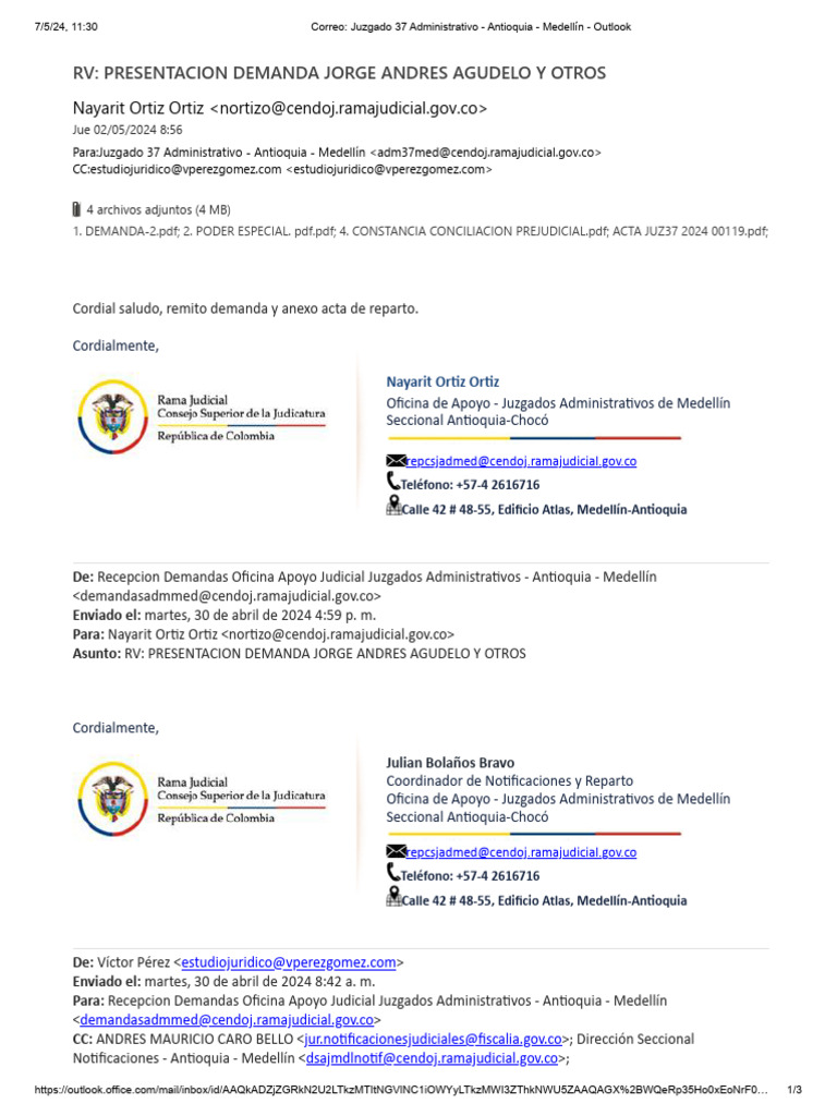 01 Demanda | PDF | Judicaturas | Abogado