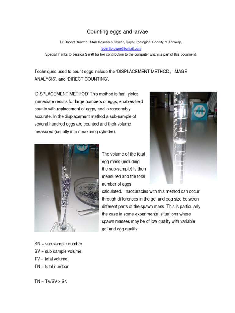 Counting-eggs-and-larvae | PDF | Egg | Adobe Photoshop