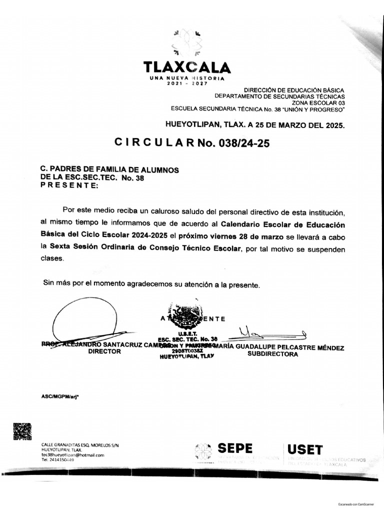 Circular No.038 | PDF