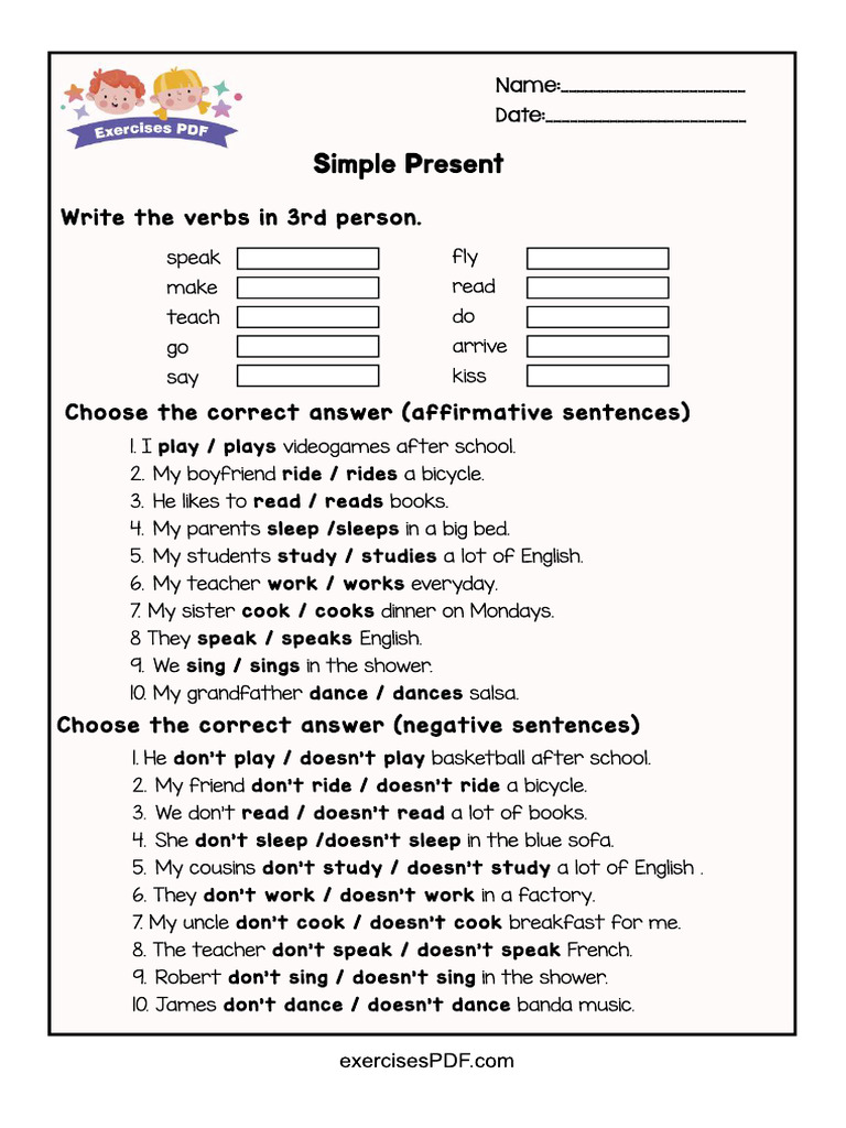 Choose Option Present Sim | PDF