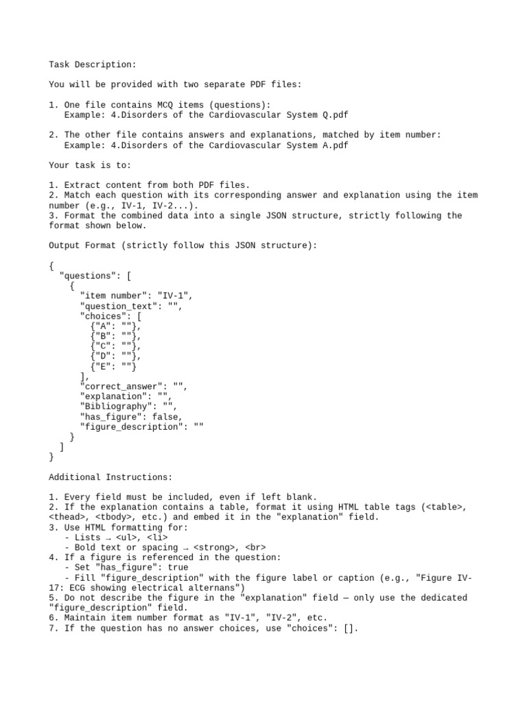Updated JSON Prompt | PDF