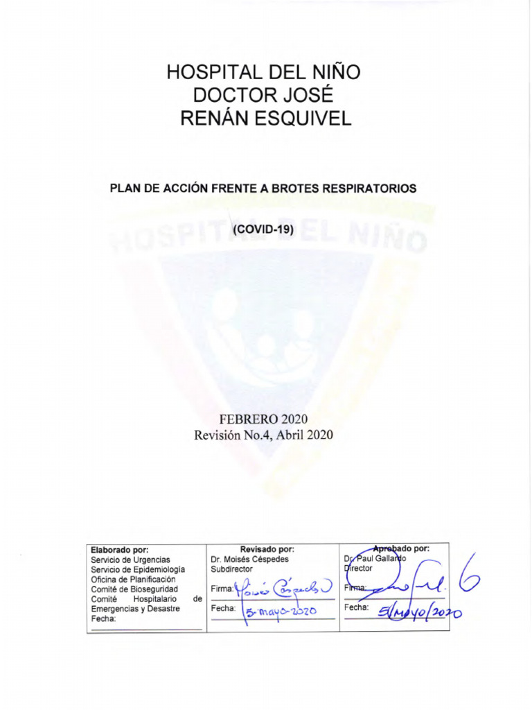 Plan_de_Accion_Frente_a_Brote_Respiratorio_HN (1) | PDF | Neumonía | Influenza