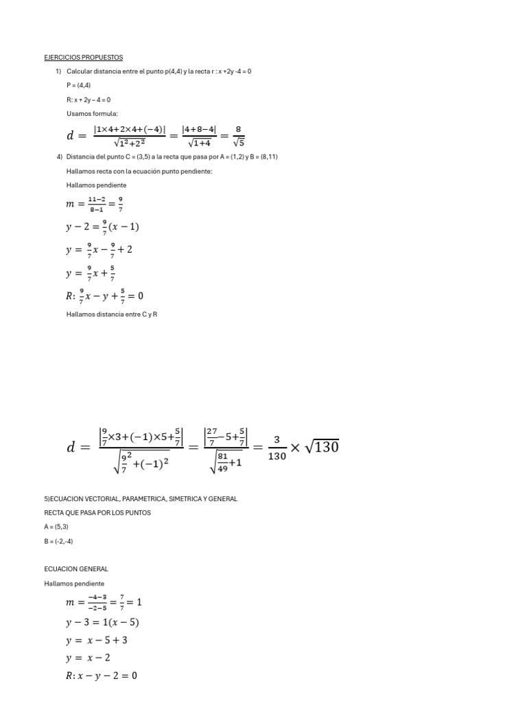 Sem13 Ejercicios Geo Montejo Dwayfk | PDF | Línea (geometría) | Matemática Elemental