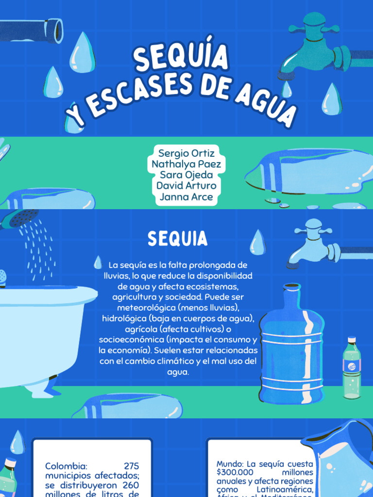 Blue and Green Illustrative How To Save Water Presentation | PDF ...