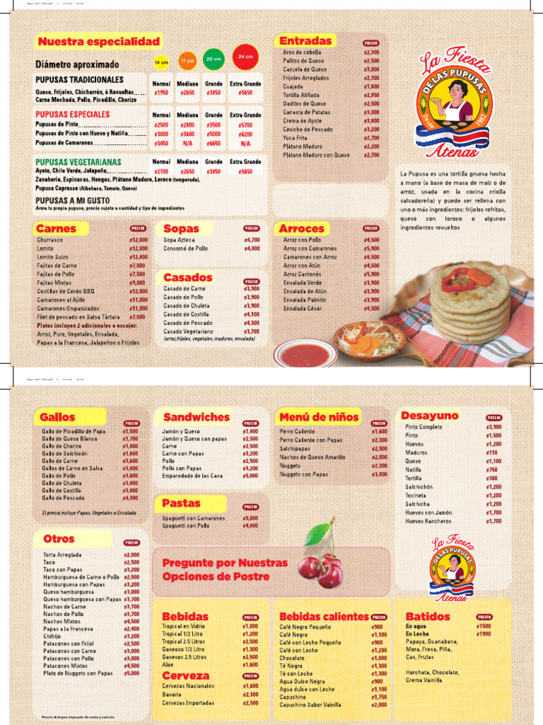 Menu Mayo 2023 | PDF