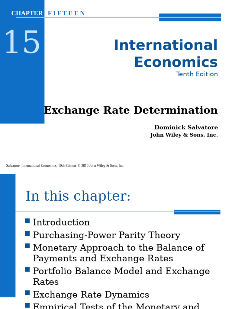 Portfolio Balance Model Explained | PDF | Exchange Rate | Purchasing ...