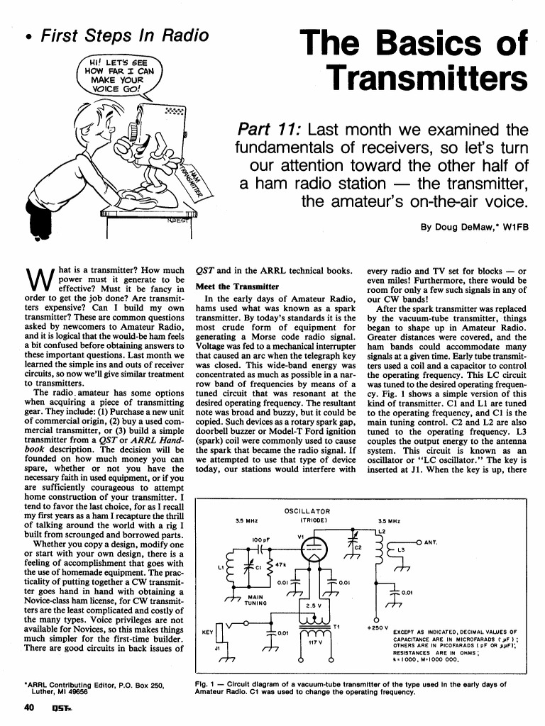 The Basics of Transmitters | PDF