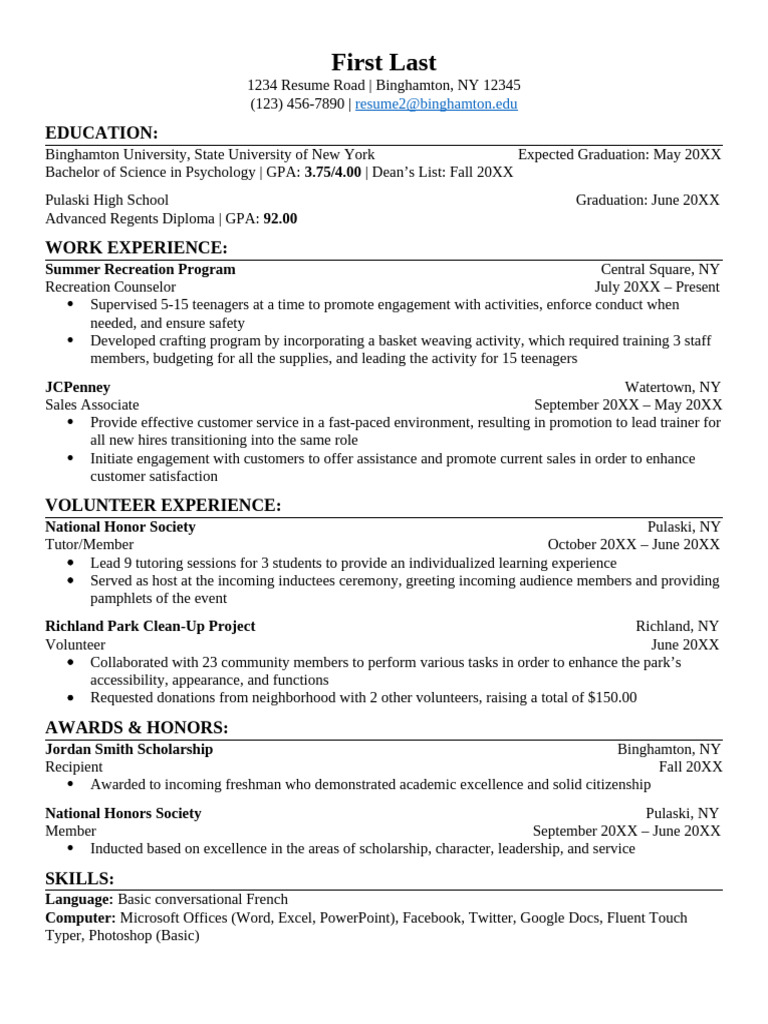 Binghamton-FS-Resume-Template-15 | PDF
