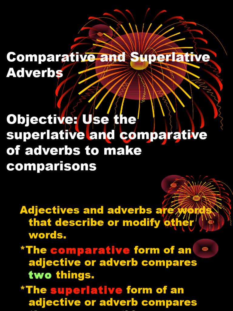 Comparative-And-Superlative Adverb | PDF
