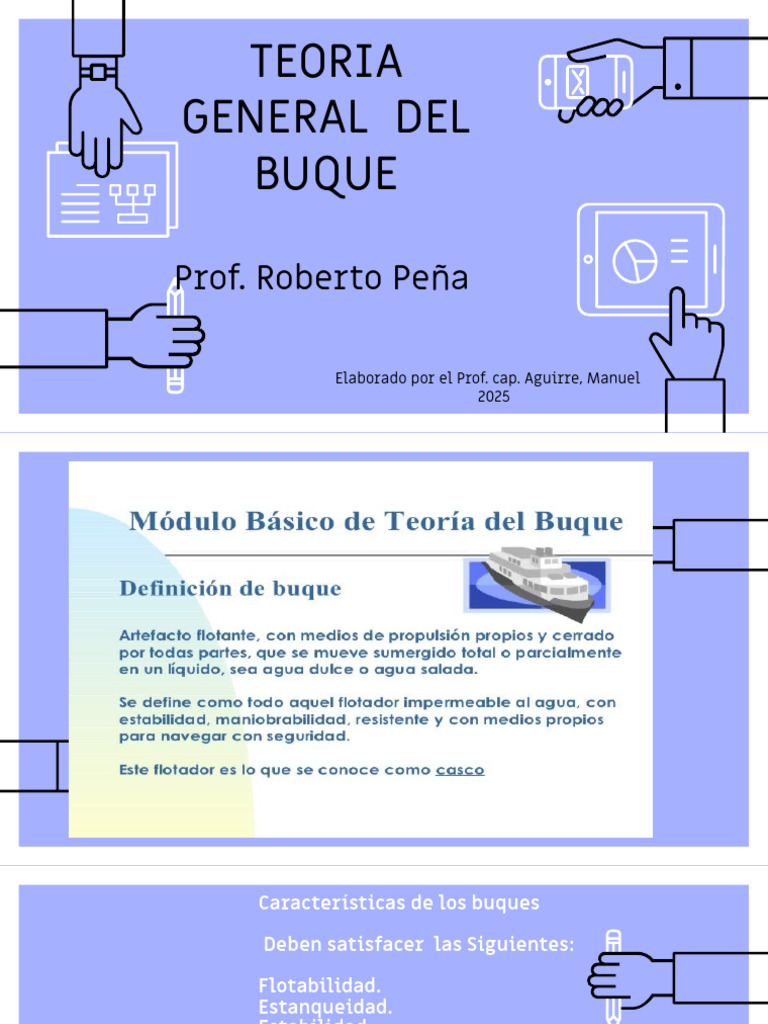Clase #1 Teoria General de Buque | PDF
